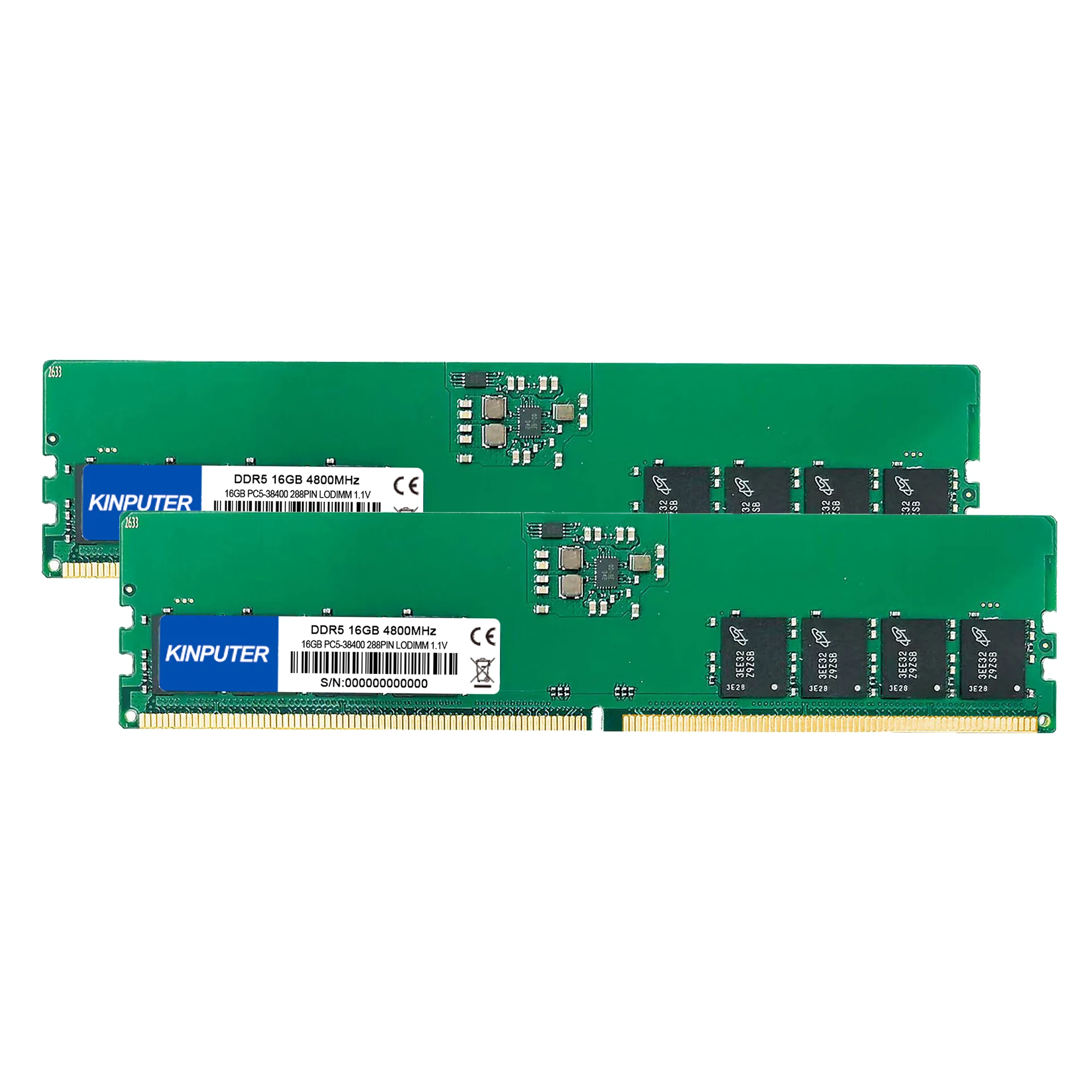 PC RAM DDR5 16GB 32GB 64GB 4800/5200/5600/6000MHz 1.1V Memory for ...