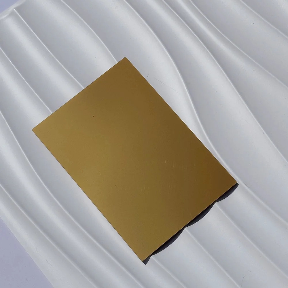 3mm Metallic Acrylic Sheet Glossy Surface Board with Mirror Effect for ...