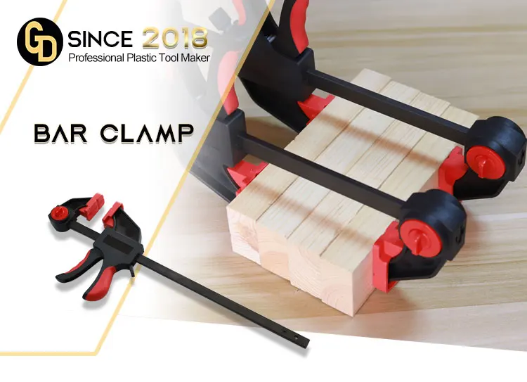 F-clamp Heavy Duty Ratcheting Bar Clamp - Quick Wood Tool
