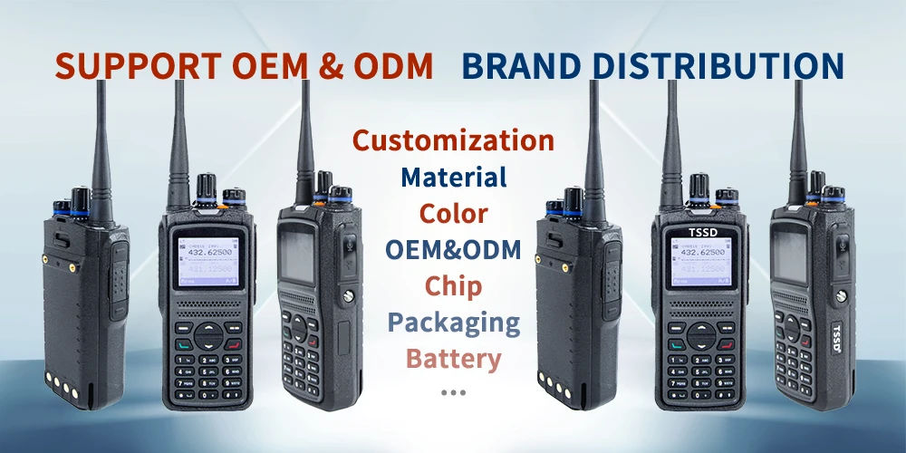 TSSD DM785 Portable VHF UHF Scanner - 5W DMR Digital Radio, Handheld ...
