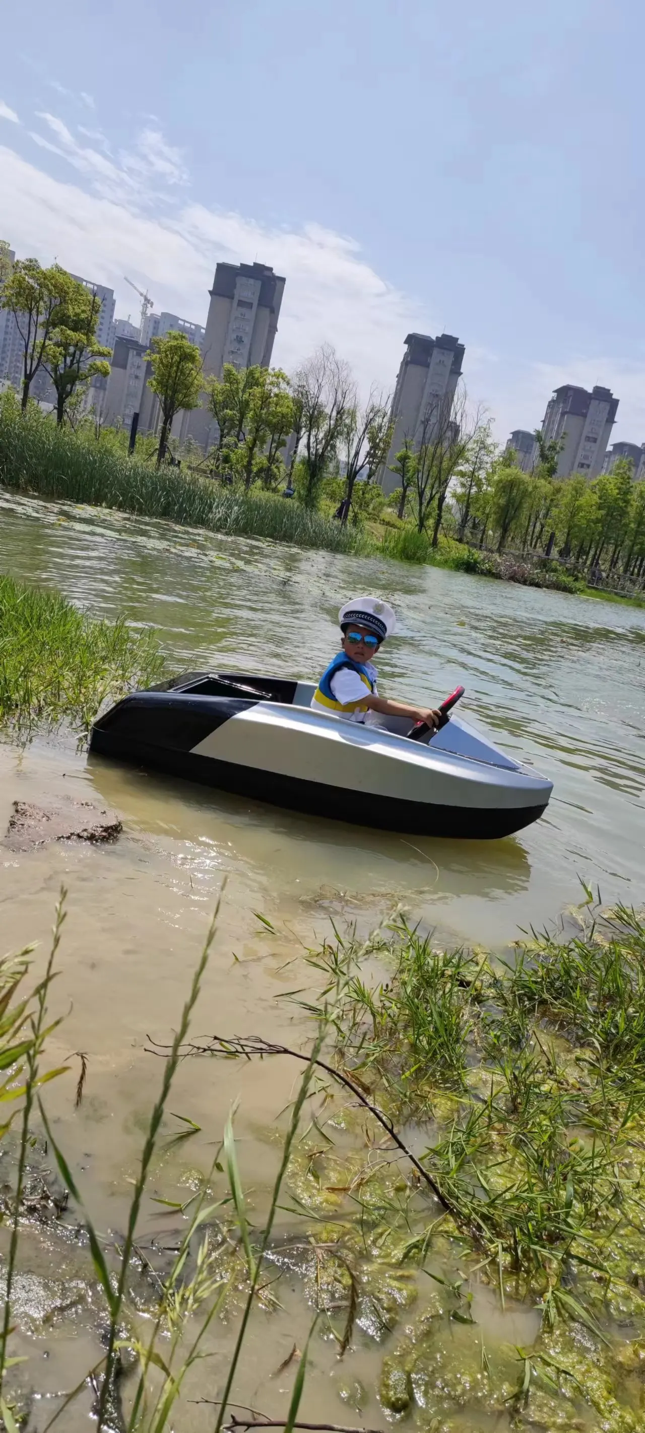 Jet Car Boat 15kw 72v Fast Speed Water Go Kart Kit Racing Tiny Personal ...