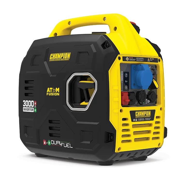 Champion 3000 Watt Portable Inverter Generator - 220V Output
