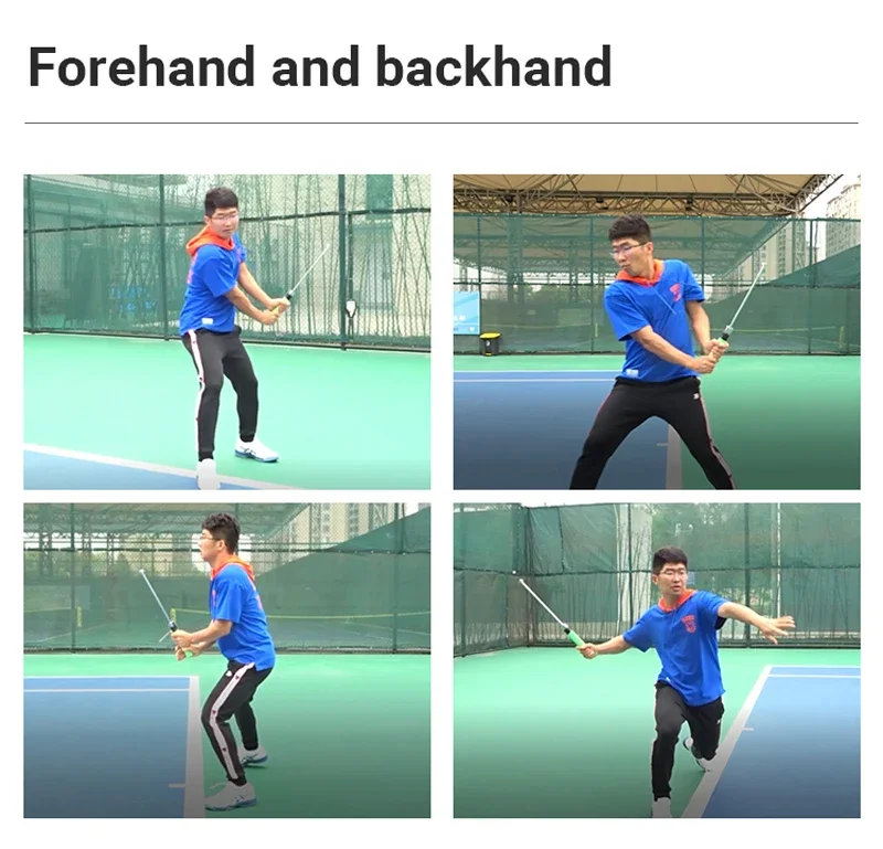 Tennis Trainer Serve Forehand Backhand Serve Volley Practice Equipment ...