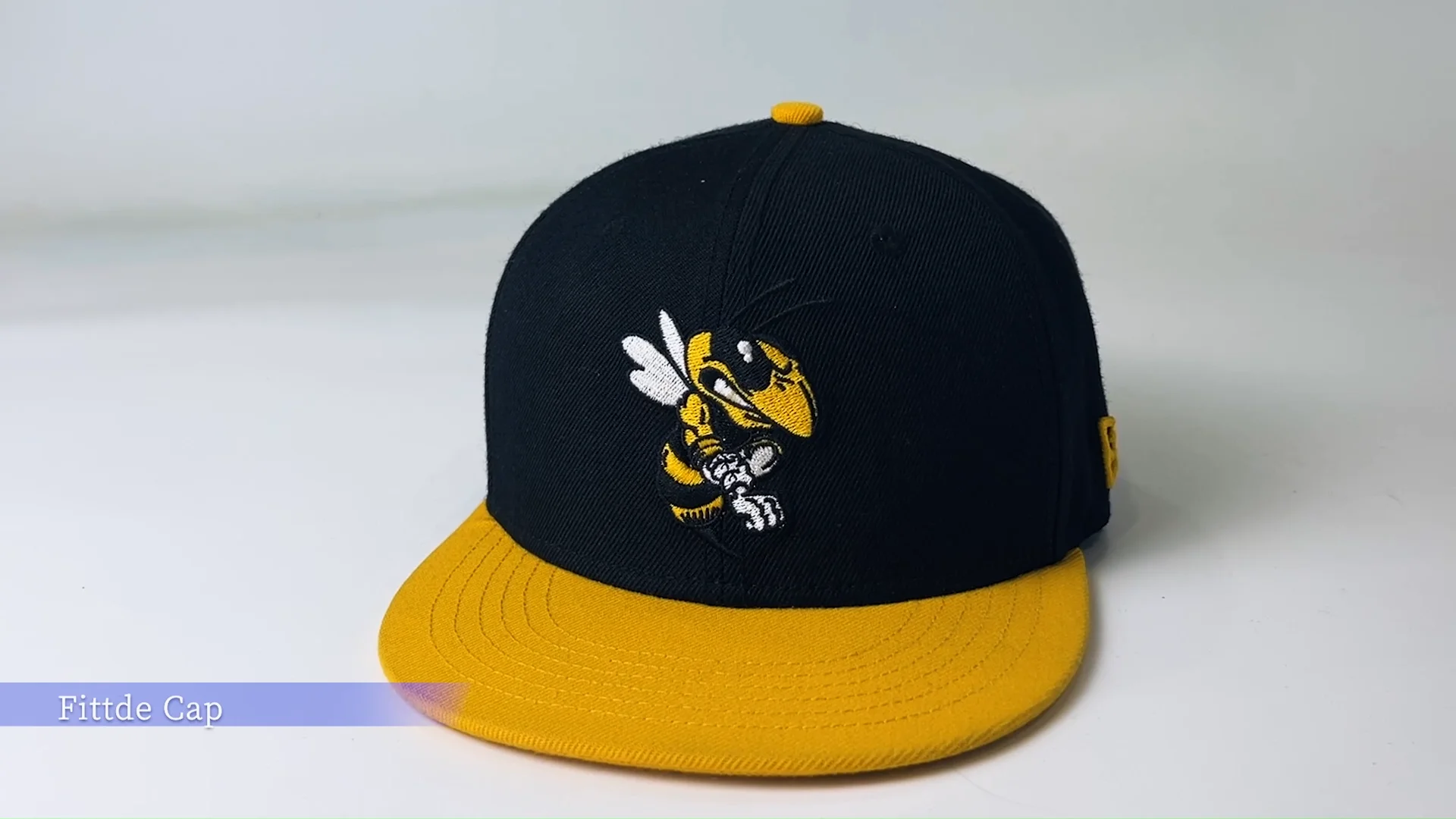 Custom Design Basketball Caps Wool Blend 6 Panel Fitted Hats