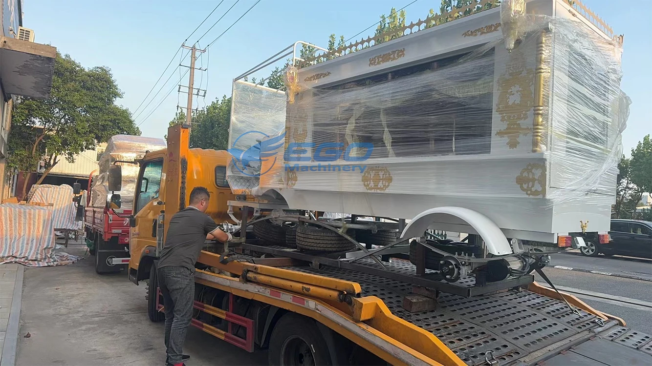 Luxury Coffin Trailer Electric Hearse - Customized Funeral Car