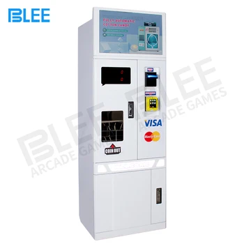 Customized Automatic Token Change Machine Money Currency Nayax Changer ...