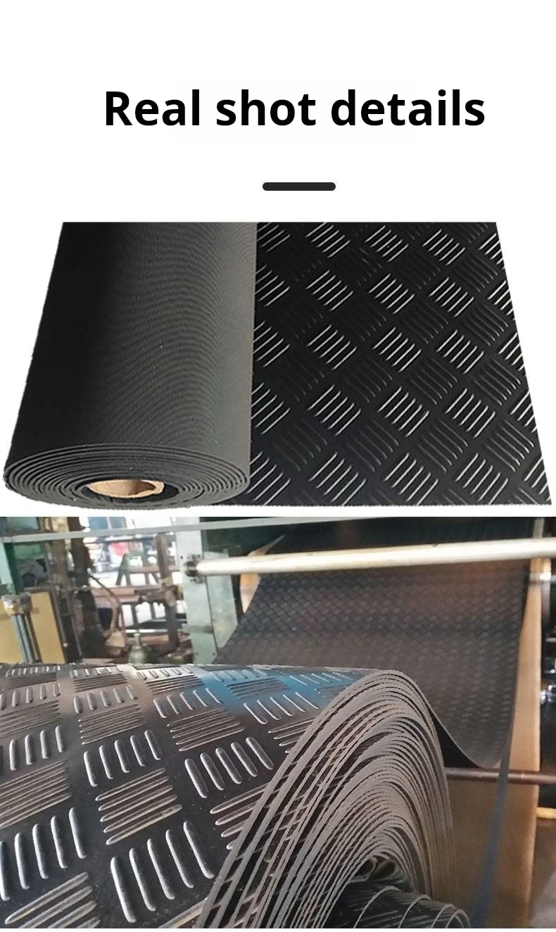 Black Rubber Sheet Non-slip Silicone Rubber Sheet Non-slip Rubber ...