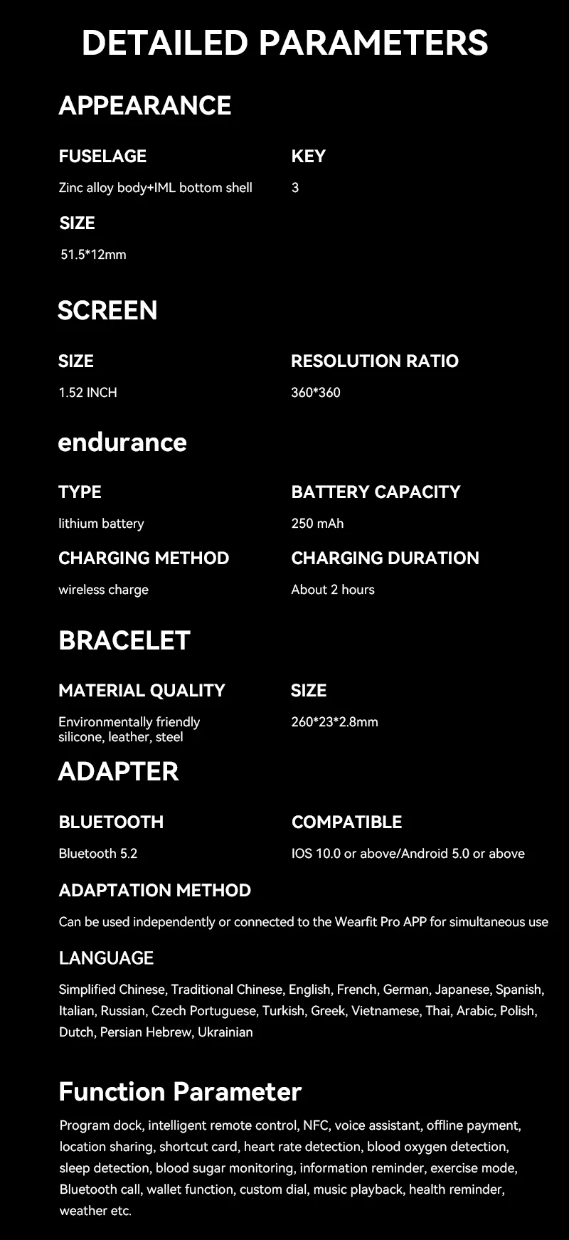 Hw5 Max Smartwatch - IP67 Waterproof with NFC & Motion Tracking