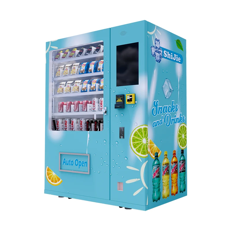 Custom Unattended Drink Modern Vending Machine Lcd Screen Vending ...