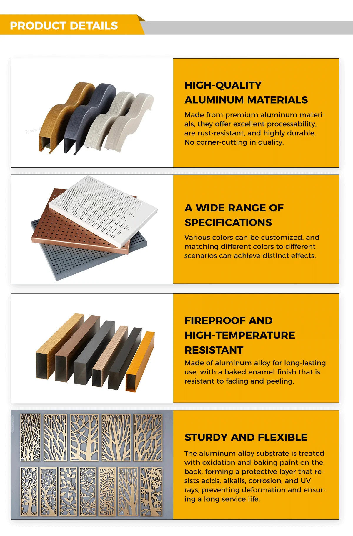 Wooden Texture Aluminum Composite Panel Exterior Wall Cladding ...