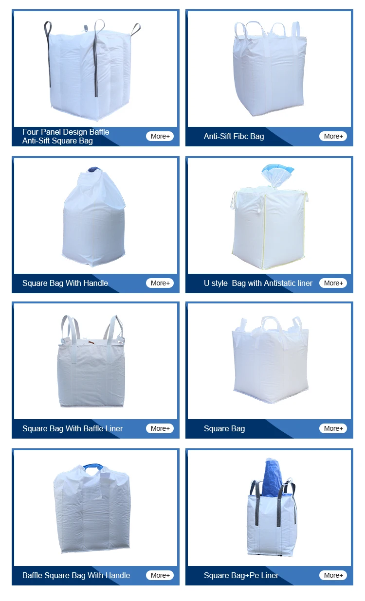 Jumbo Bulk Big Bag 500kg 1000kg 1200kg 1500kg 2000kg 1 Ton 2 Tons ...