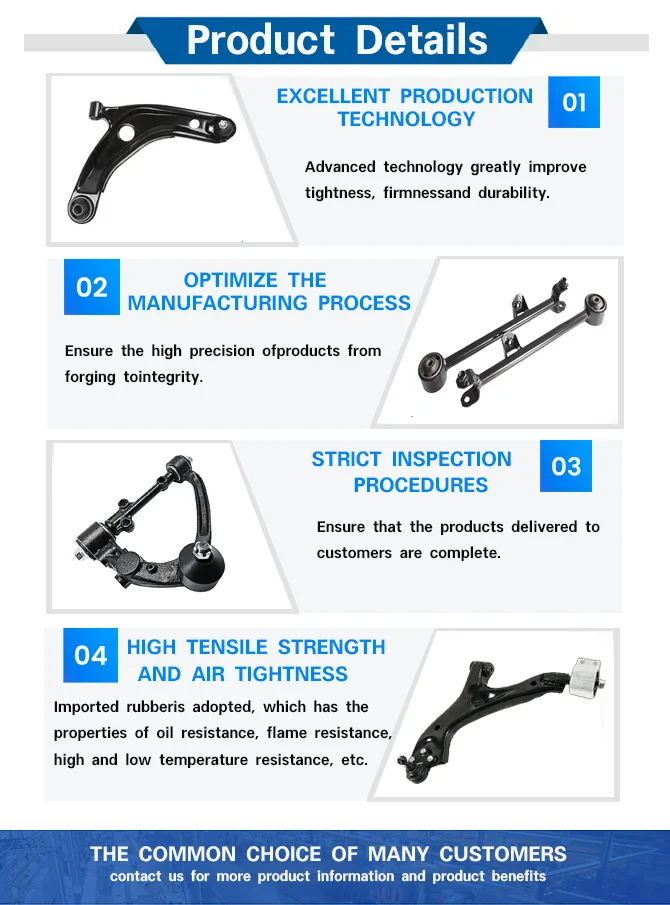 Bilusi High Quality Front Suspension Lower Control Arm for Honda Civic ...