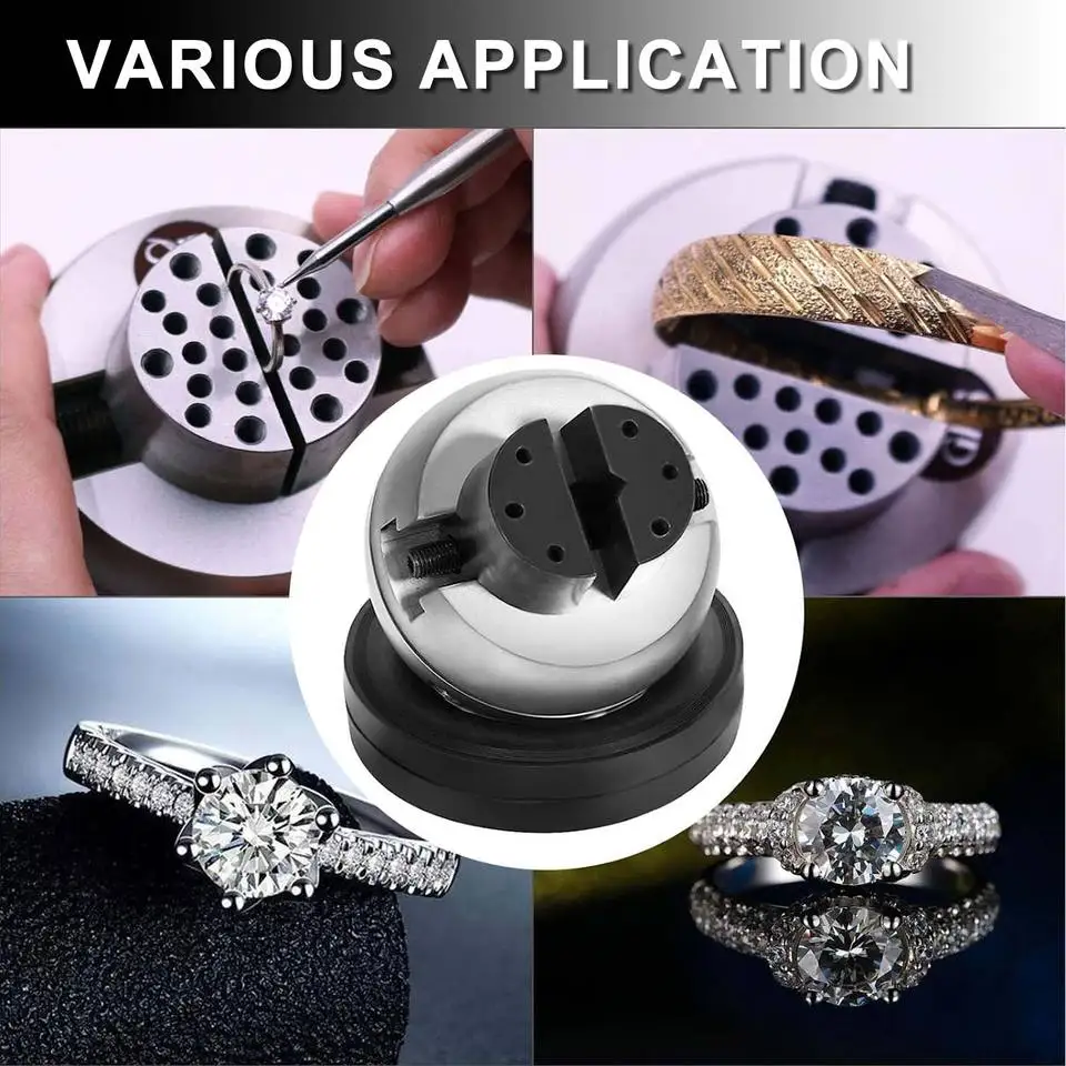 Jewelry Engraving Block Ball - 360 Rotation & Easy Operation