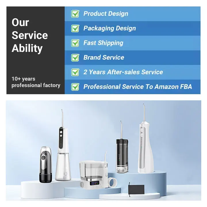 White Black Oral Care Device Water Flosser Oral Irrigator Floss ...