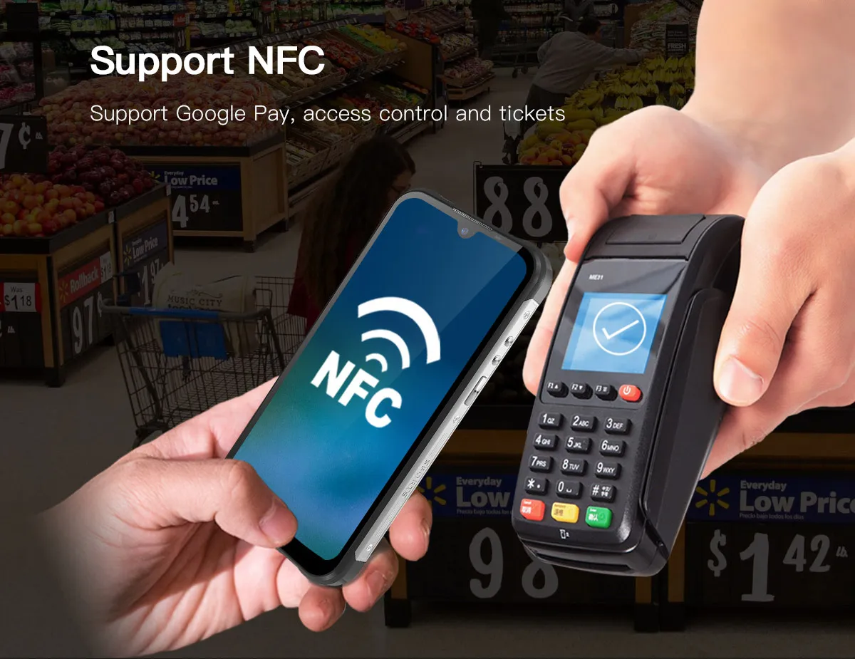 UNIWA W555 - 5.7 Inch IPS Screen Mobile Phone with Android 12