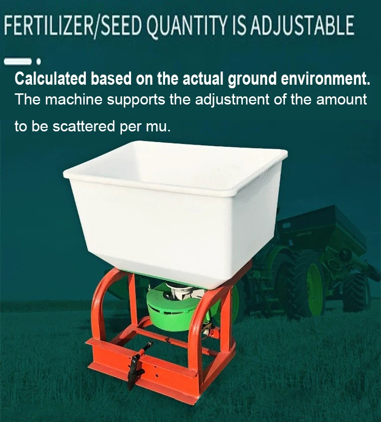 Breeding Industry Electric Motor Farm Insect Seed & Fertilizer Spreader ...