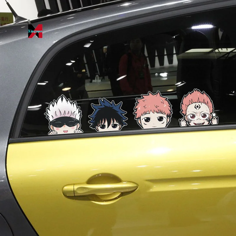2022 Die Cut Anime Jujutsu Kaisen Lenticular Stickers Waterproof Car ...
