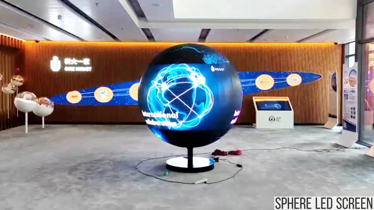 Indoor Advertising Round Led Ball Module Spherical Flexible P3 Led ...