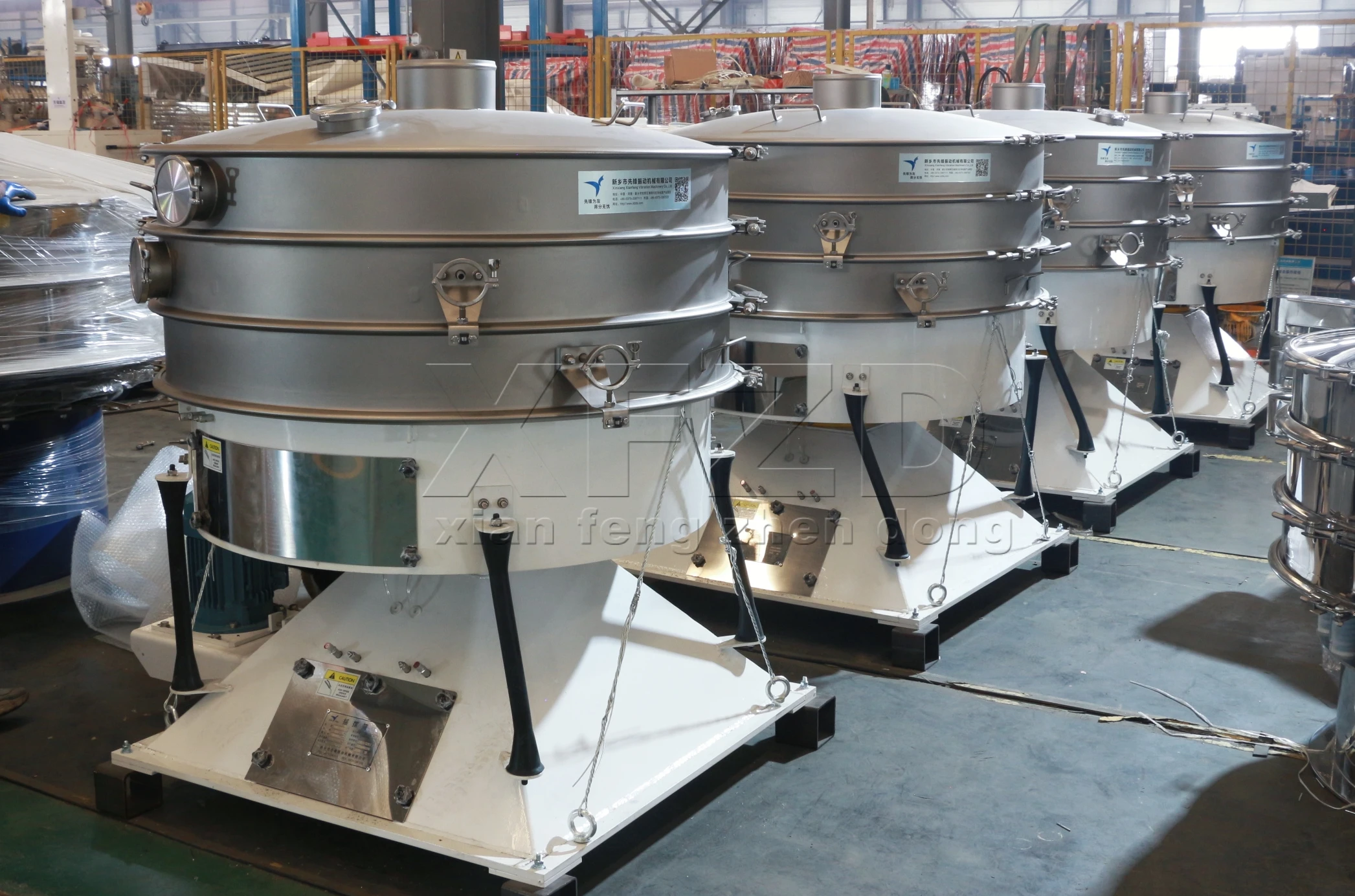Grain Screening Grading Equipment Round Swing Sieve Vibration Sieving ...