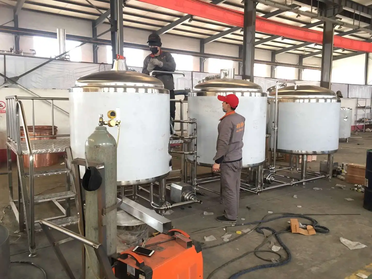1000L Three-Vessel Saccharification Equipment for Beer Brewery