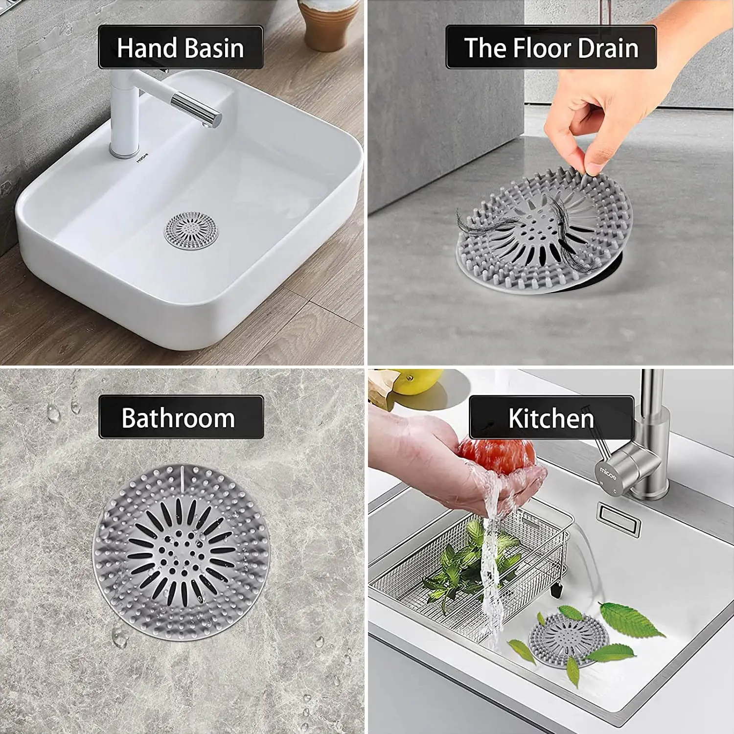 Customized Size Mesh Filter 30pcs/pack Disposable Bath Tub Drain ...