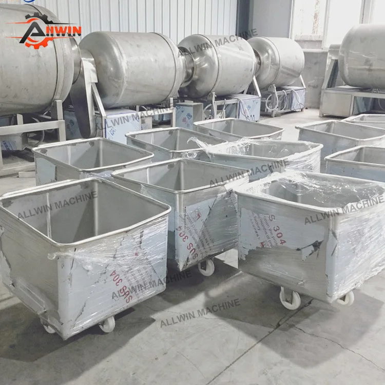 304 Stainless Steel Electric Meat Bin Lifter / Elevator Meat Hopper ...