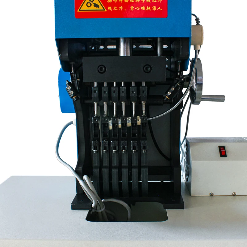 Small Size Hole Punching Machine Six Holes Punching Machine For Shoes ...