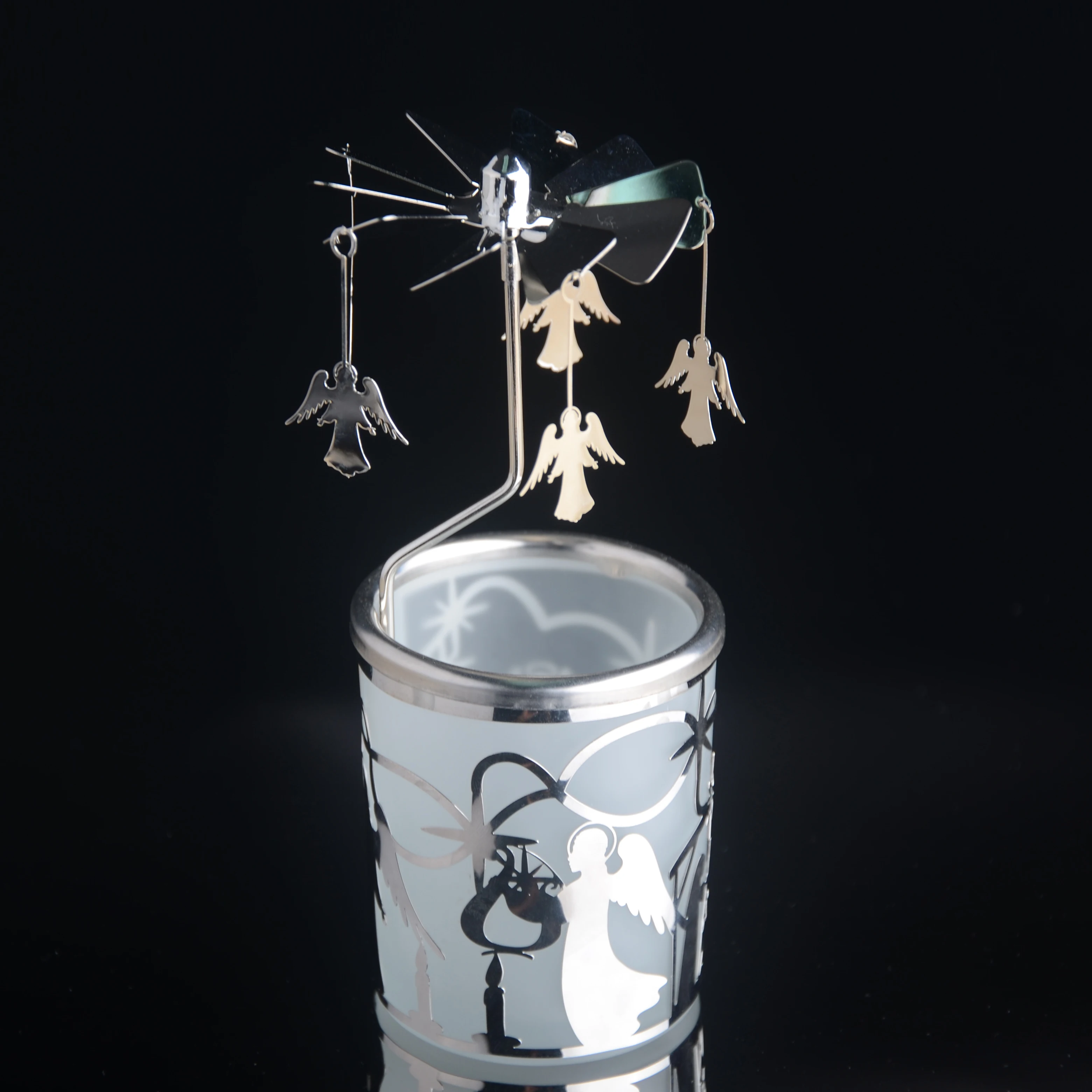 Custom Windmill Carousel Candle Tabletop Decor Spinning Candlesticks ...