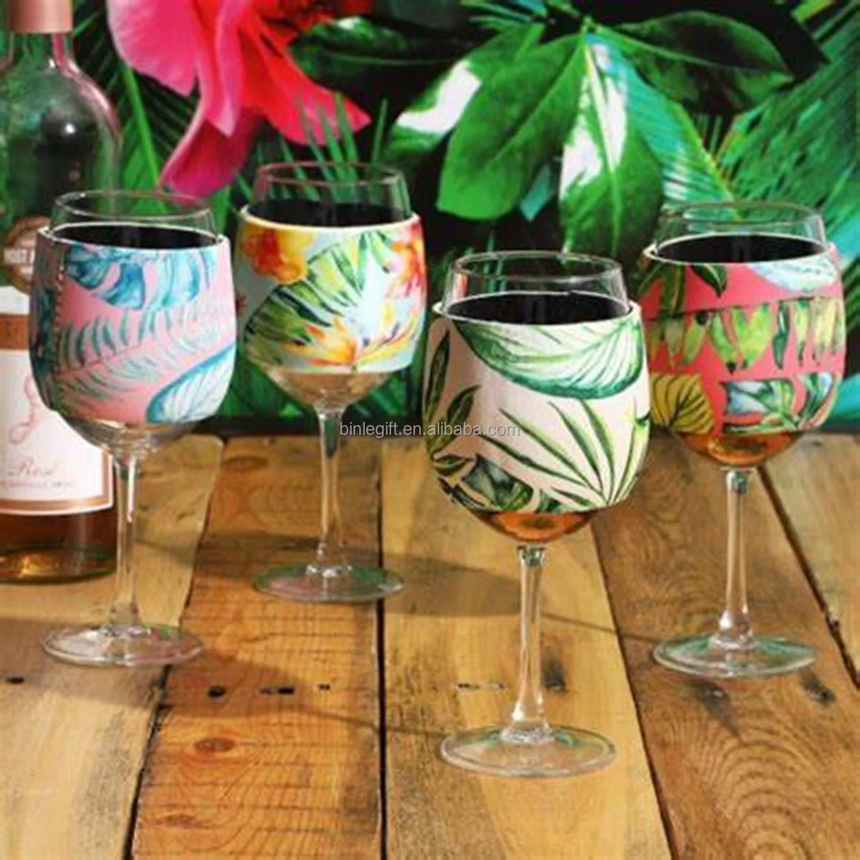 Custom Reusable Schooner Glass Cooler Coolies Pint Glass Sleeve