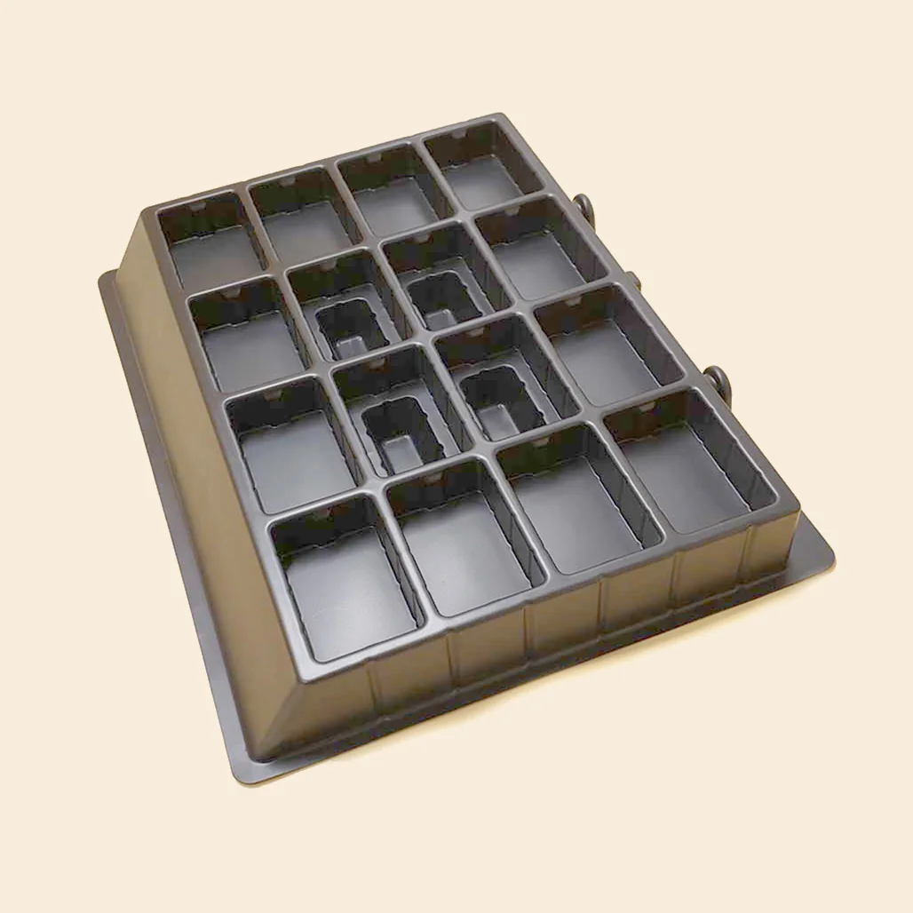 KEYMY TP-13 Hardware Blister Pack Trapped Blister Black Turnover Tray ...