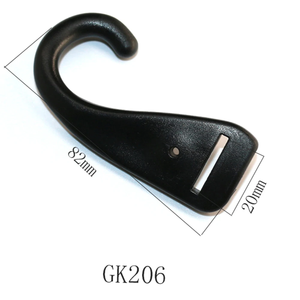 Plastic J Shape Hook For Luggage Backpack Suitcase 20mm Webbing Strap - Buy Plastik Hook Plastic ...