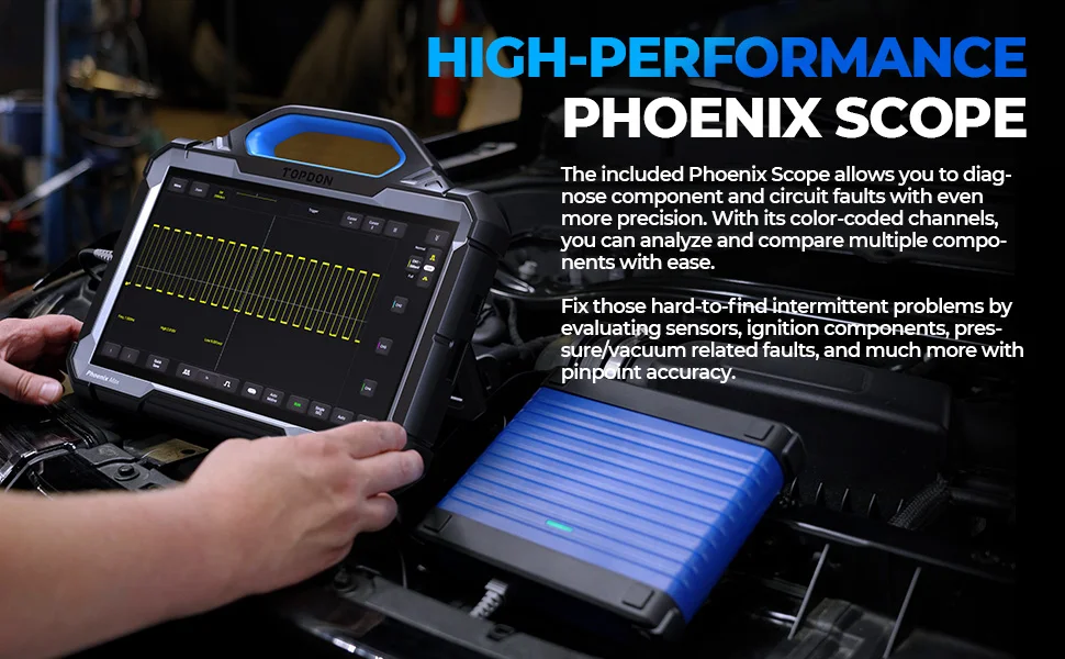TOPDON Phoenix Max Full System Automotive Diagnostic Scanner Ecu ...