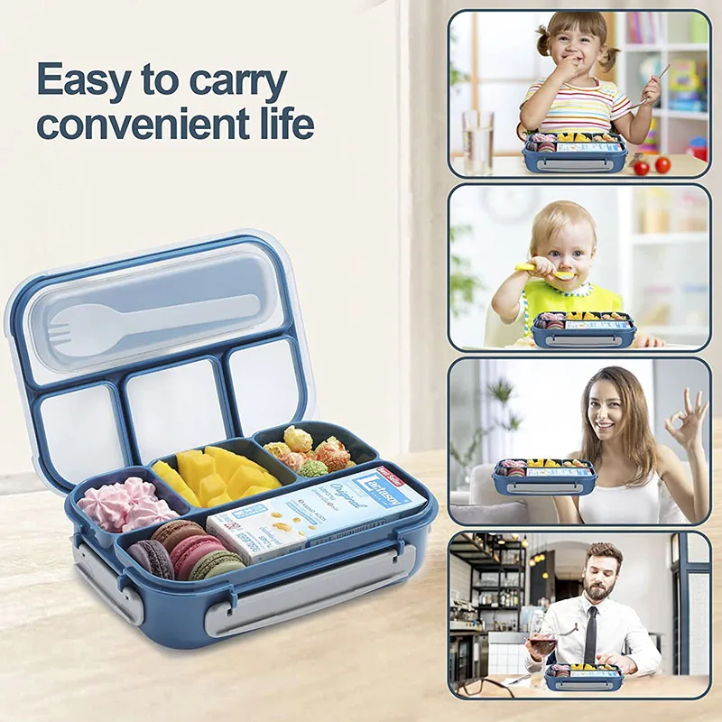 Adult Bento Box - Balance Your Lunch with 4 Compartments