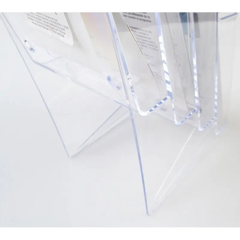 Acrylic Brochure Rack - Durable, Portable, and Eco-friendly