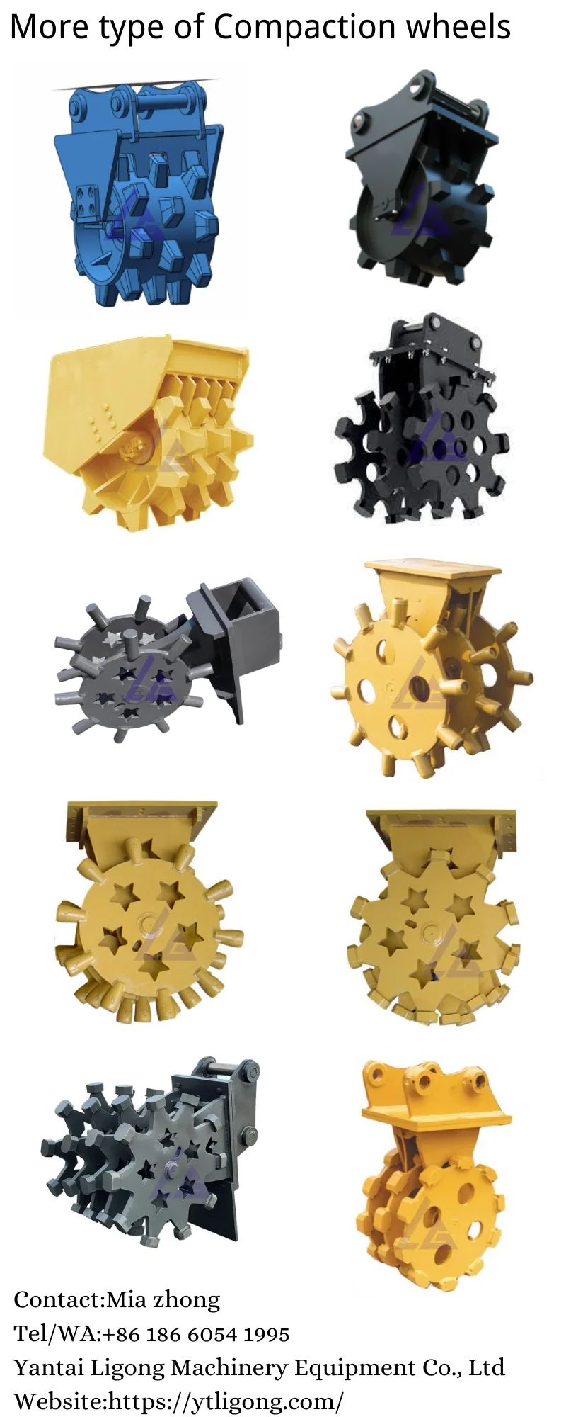 Compaction Pad Foot Wheel Compactor Tamper Roller for PC200-7 PC210LC ...