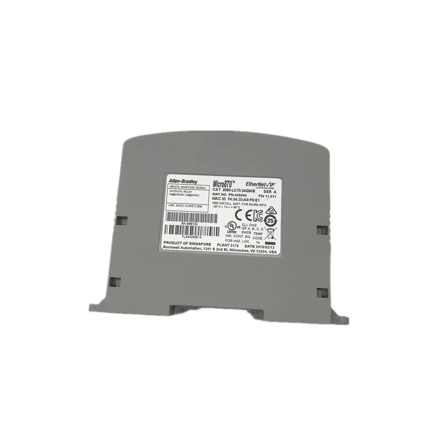 Ab 2080 Micro Plc Micro870 24 I/o Enet/ip控制器2080-lc70-24qwb - Buy ...