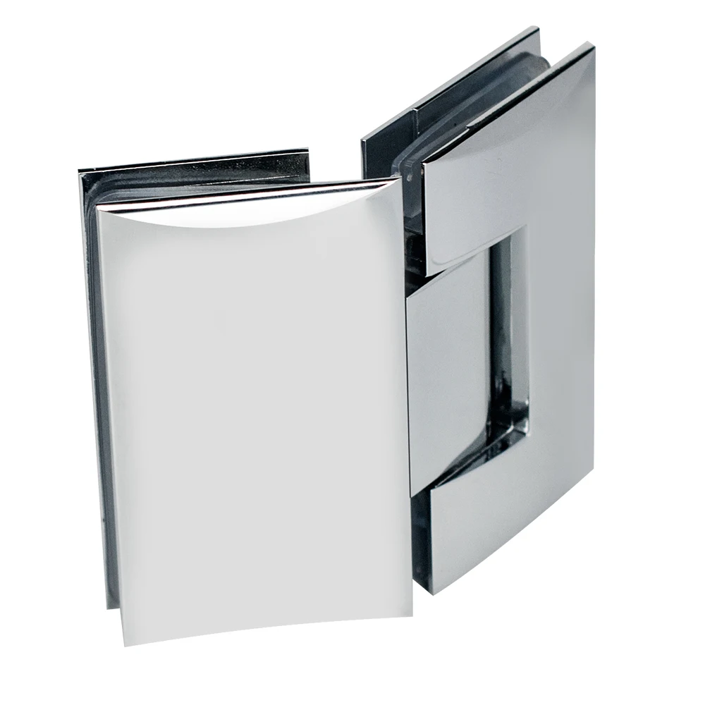 Floating glass shelf clips Shower screen clips Wall-mounted glass clips ...