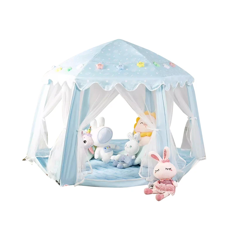 Baby Play House Play Tent Princess Castle Pop Up Hexagonal Play Tents ...