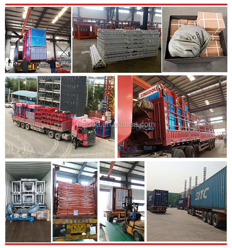 Alimak 450ลิฟต์ก่อสร้างอาคารสูงด้วย Veichi Vfd สำหรับยกวัสดุและ ...