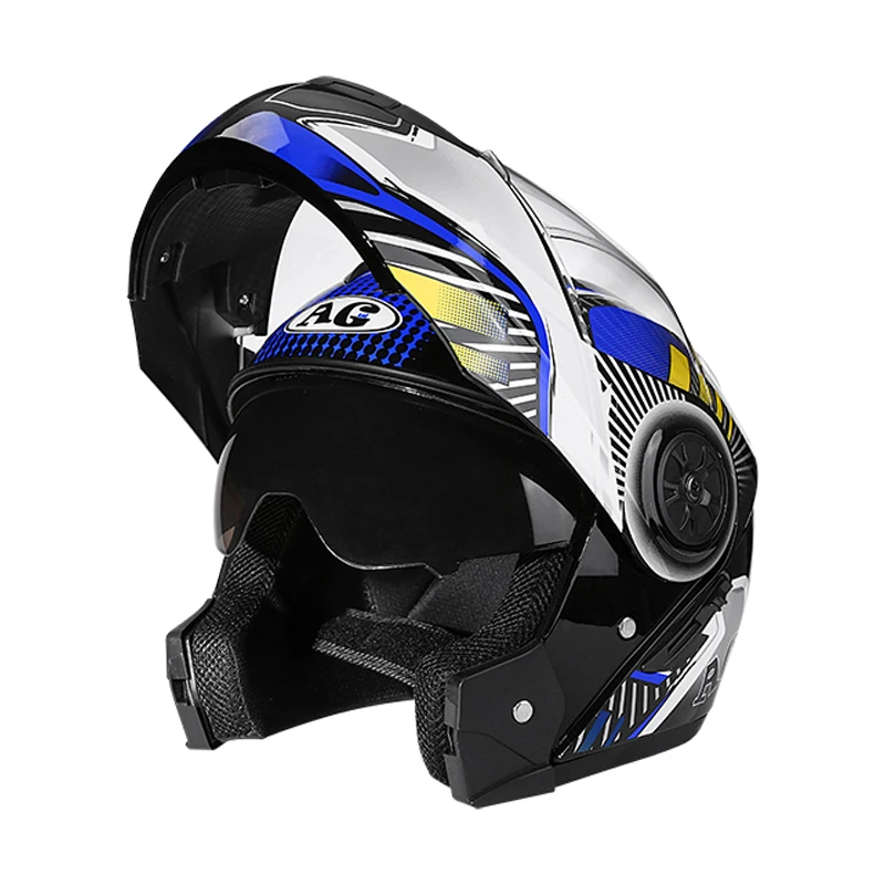 Modular Motorcycle Helmet off-road Unisex Flip up Helmet ABS ...