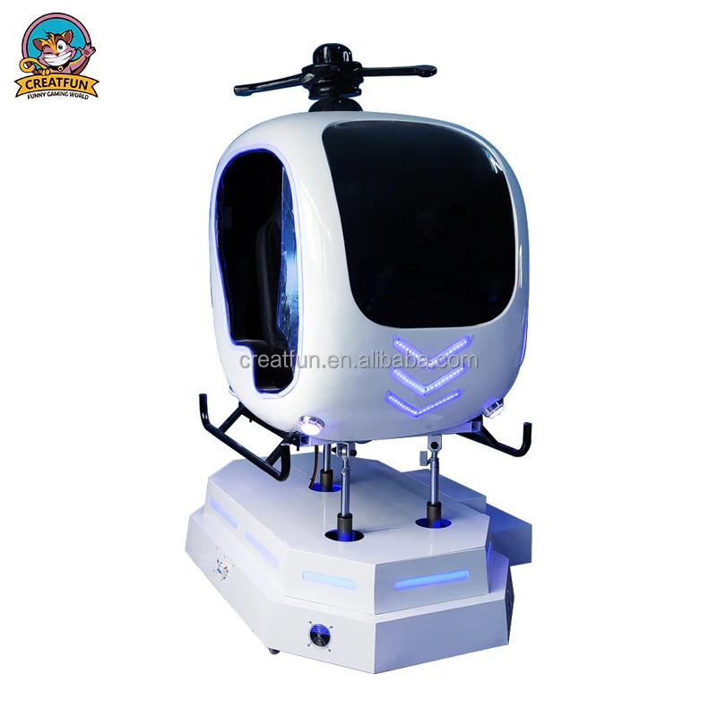 Amusement Park Vr Helicopter Ride Single Player Flight Plane Simulator ...