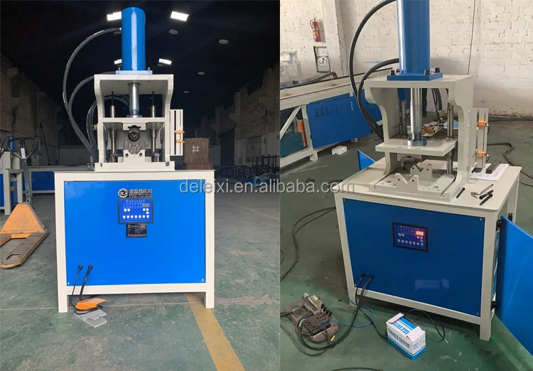 Hydraulic Angle Cutter 90 Degree Steel Pipe Hole Cutting Machine