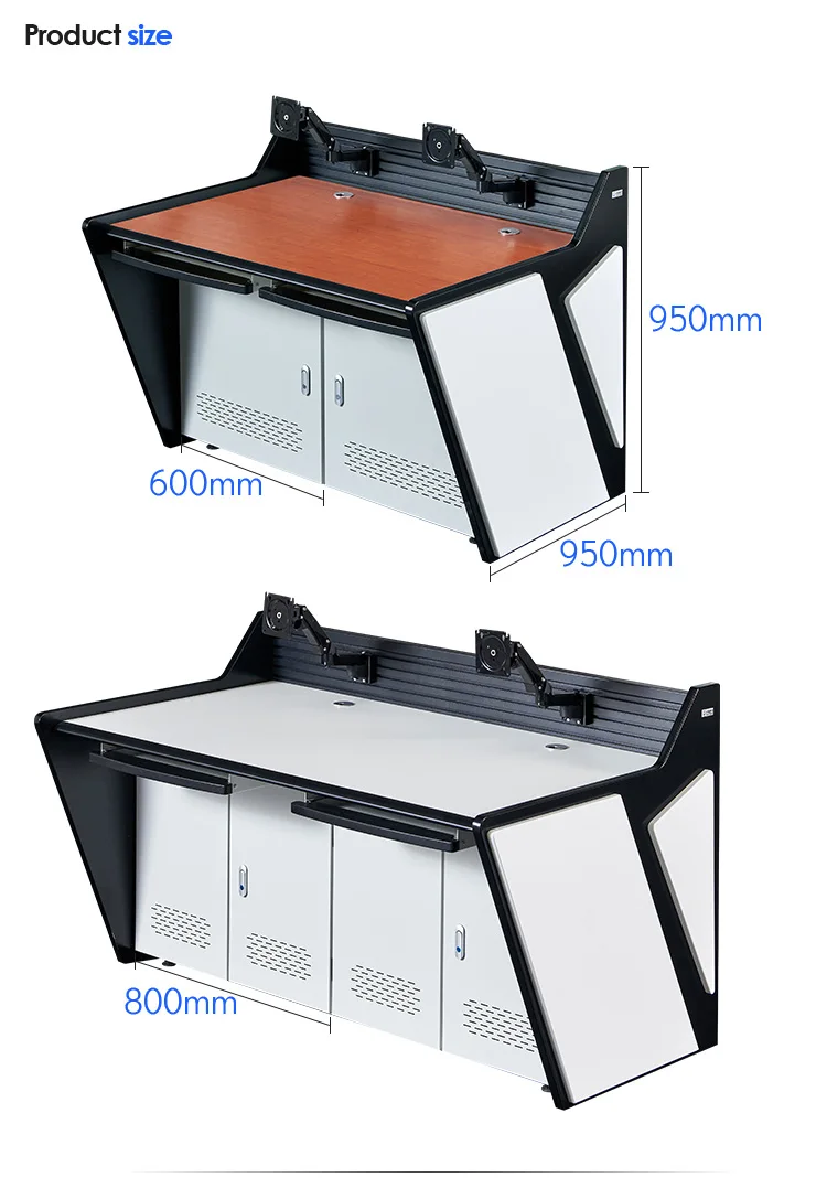 Command Center Console Dispatch Station Multimedia Control Room Workbench