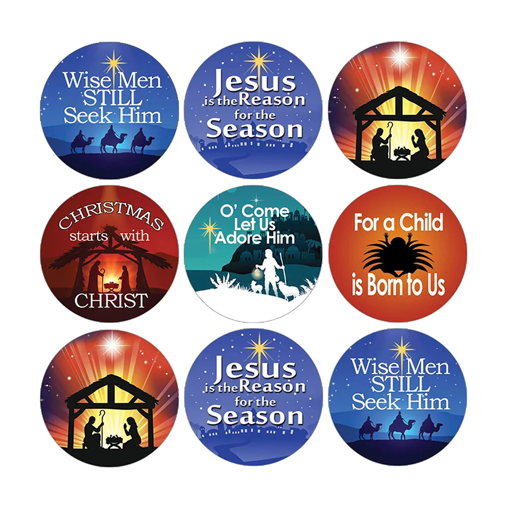 Christmas Religious Stickers For Kids Sunday School Christian Stickers ...