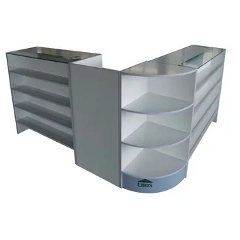 Custom Retail Shop Wood Grocery Retail Store Checkout Counter - Buy New ...