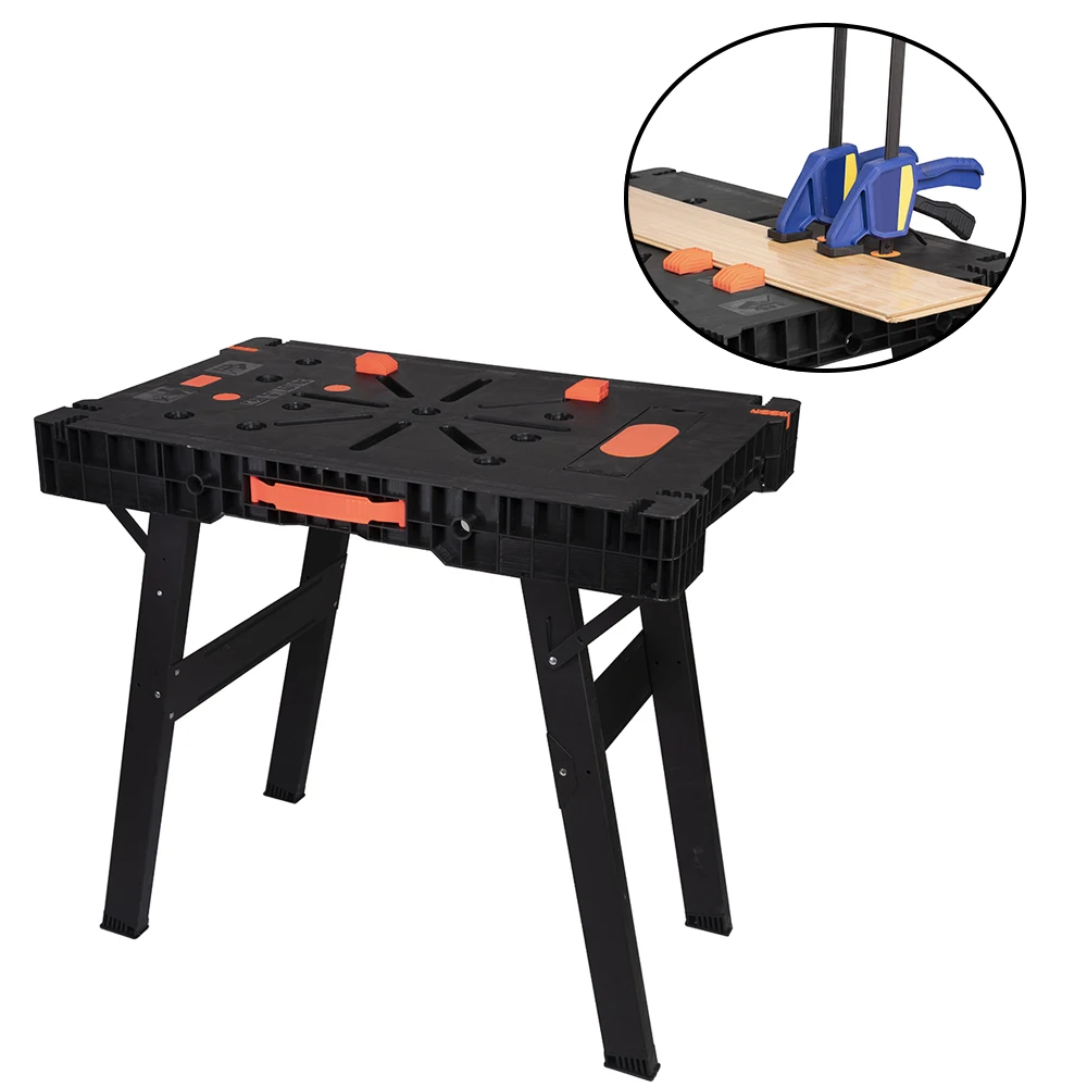 Vertak Plastic Folding Heavy Duty Woodworking Benches Portable ...