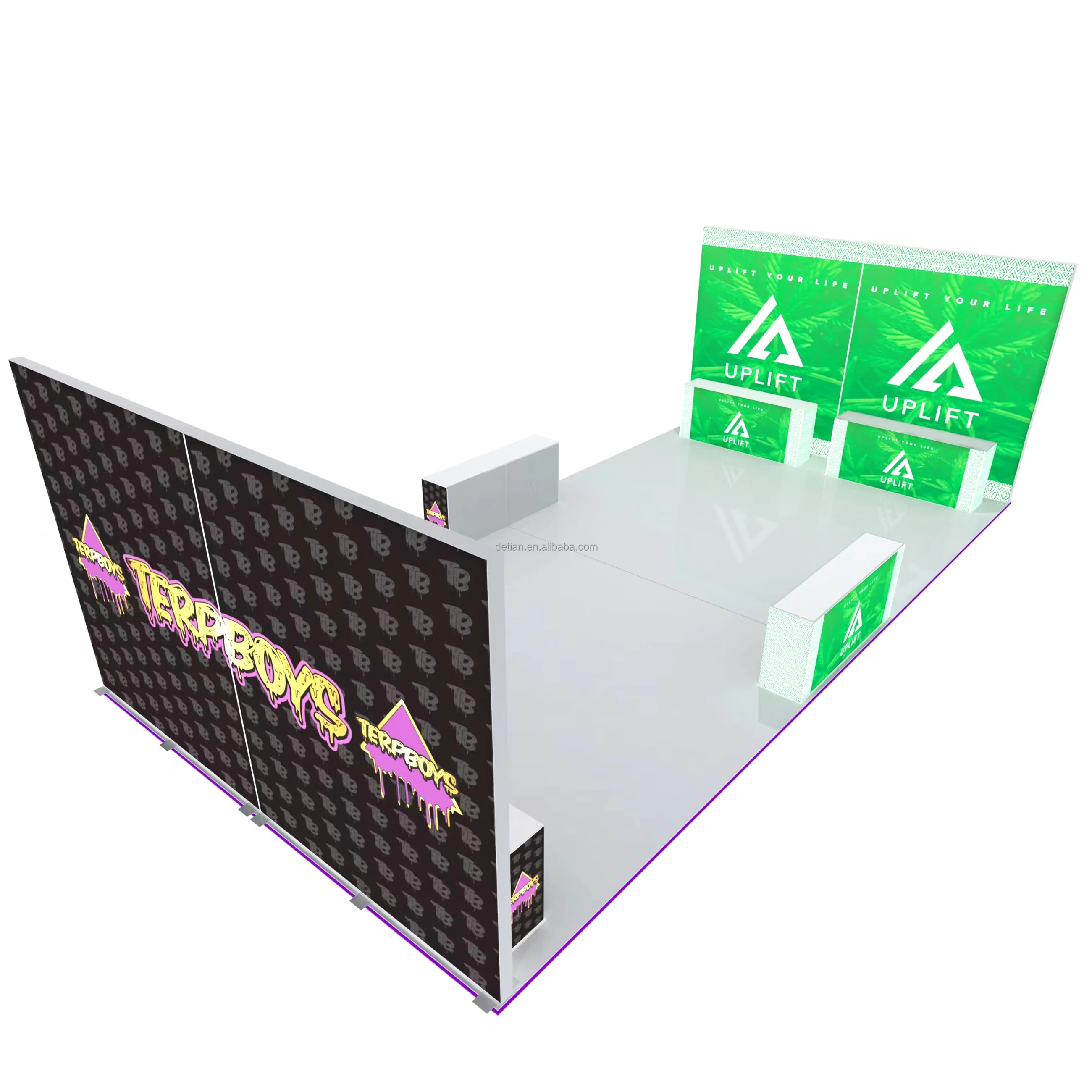 Custom Modular Aluminium System Booth for Trade Shows