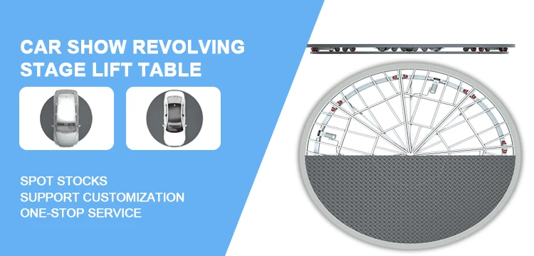 Modern 360-Degree Revolving Car Turntable Auto Exhibitions Car Rotary ...