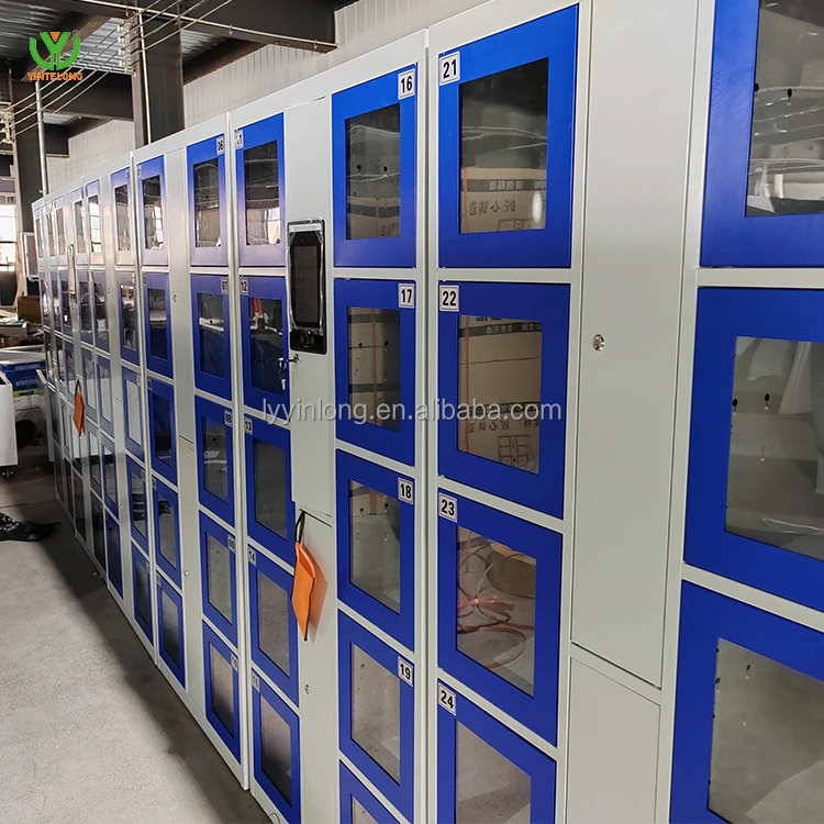 YL Smart Storage Steel Locker with Facial Recognition Code System ...