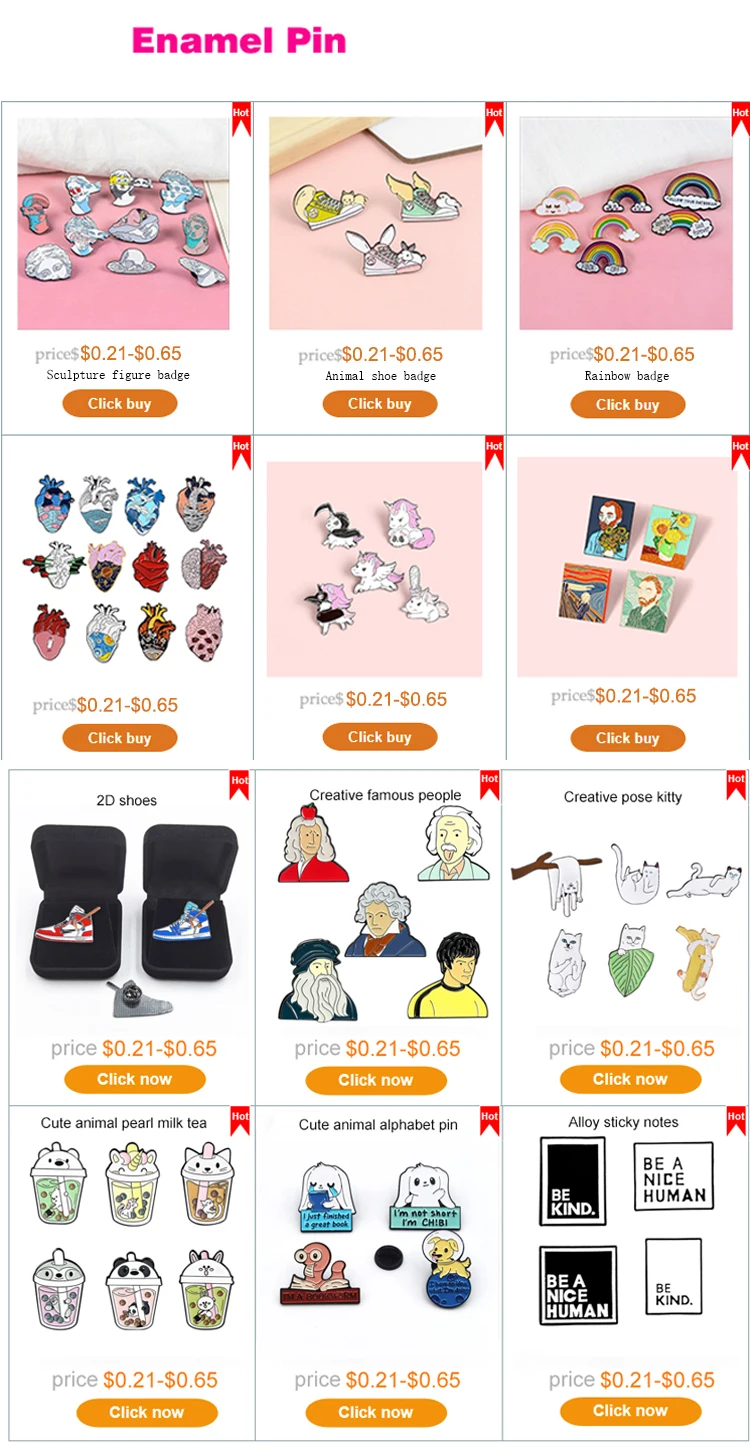 Metal Crafts Wholesale Van Gogh Artwork Pins Gold Plated Soft Hard Custom Enamel Pin - Buy ...